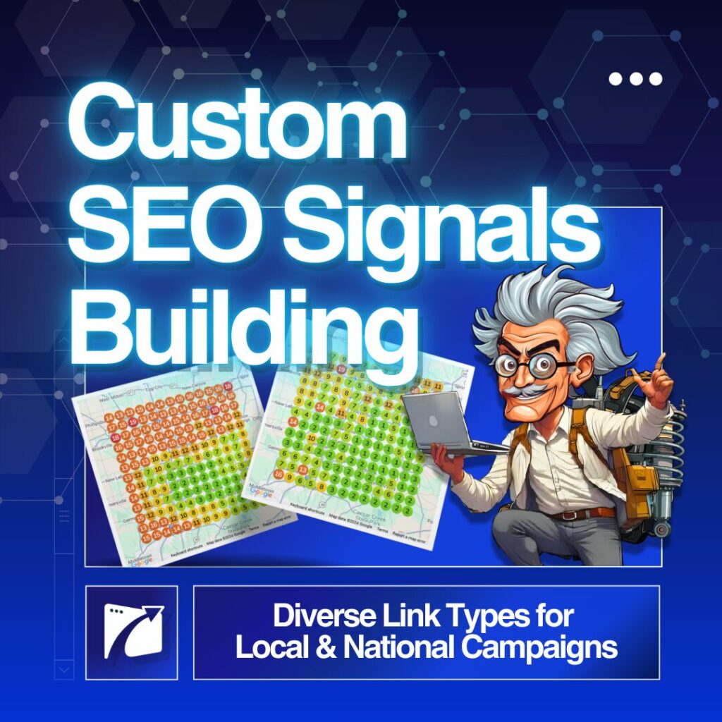 Custom SEO Signals Building - WEB20 Ranker